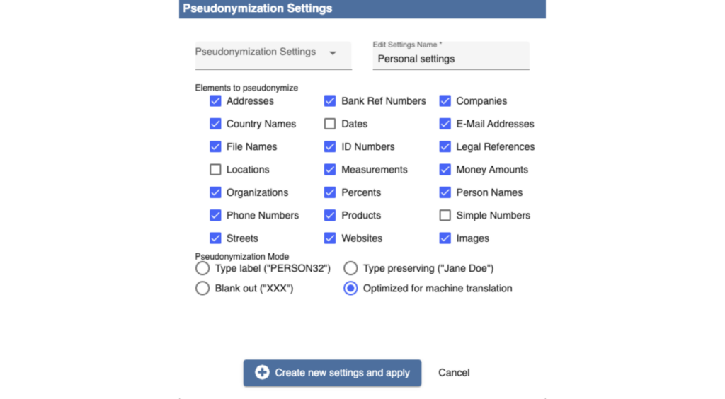 Anonymize documents automatically - Glanos GmbH